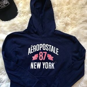 Aeropostale | Sweaters | Aeropostale Navy Blue Hoodie | Poshmark